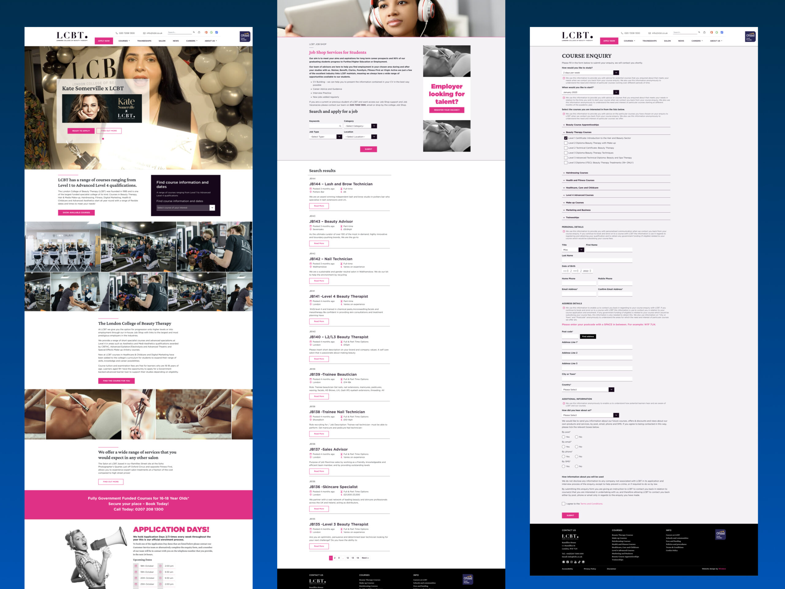 London College of Beauty Therapy - Wirebox